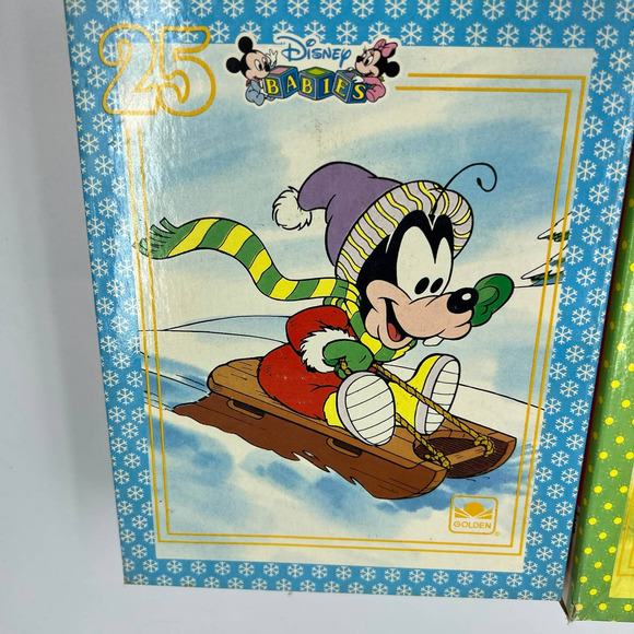 Golden | Toys | Vintage Disney Jigsaw Puzzles Lot Of 2 Goofy Baby ...